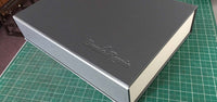 Custom Clam shell Portfolio Box for Textile Student - Hartnack & Co