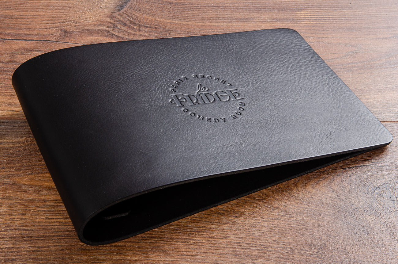 Single Piece Leather Wrap Screw Post Binder