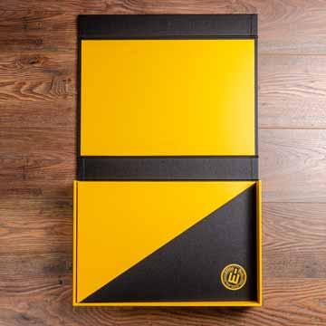 Clamshell Print Portfolio Box In Presentation Case With Its Own Story ...