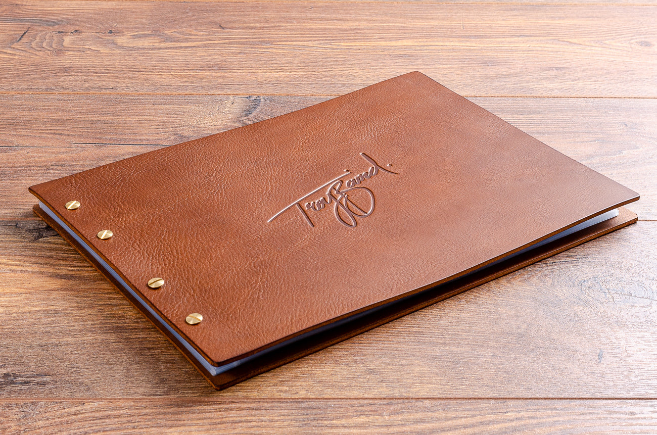 Examples of Exposed Screw Post Binders | Custom Made by Hartnack & Co