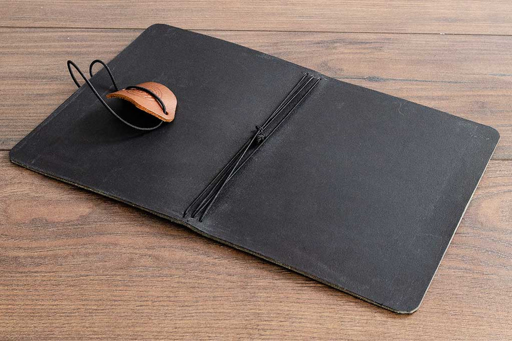Leather Notebook Holders | Leather Journal Covers | Personalised ...